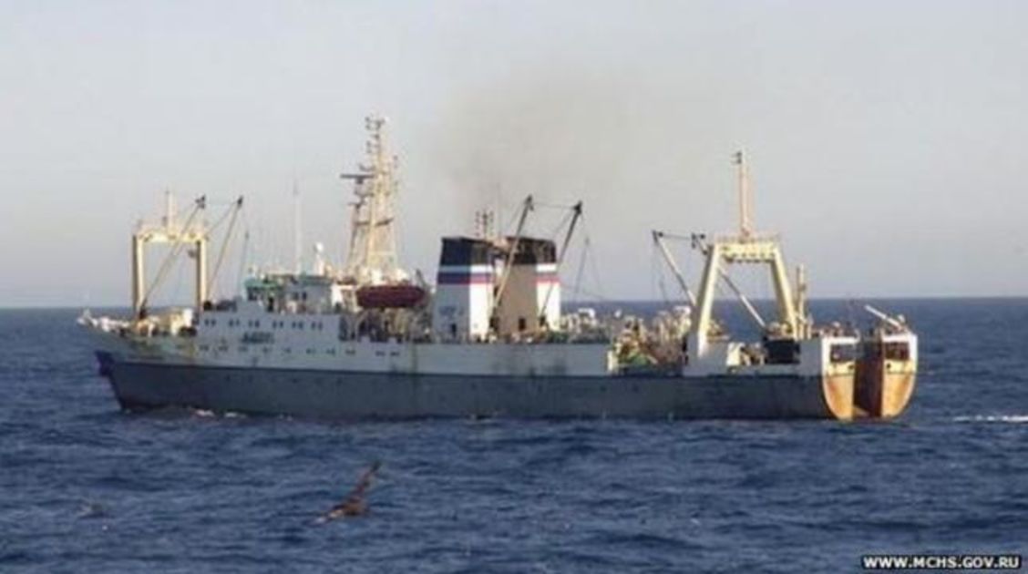 Russian Trawler Sunk